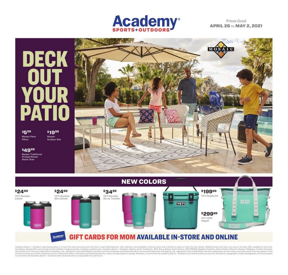 Academy Sports + Outdoors Weekly Ad Apr 26 – May 02, 2021