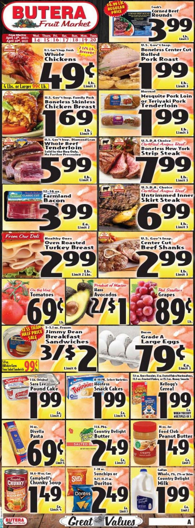 Butera Weekly Ad Apr 14 – Apr 20, 2021