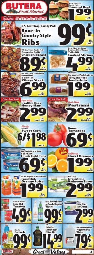 Butera Weekly Ad Apr 21 – Apr 27, 2021