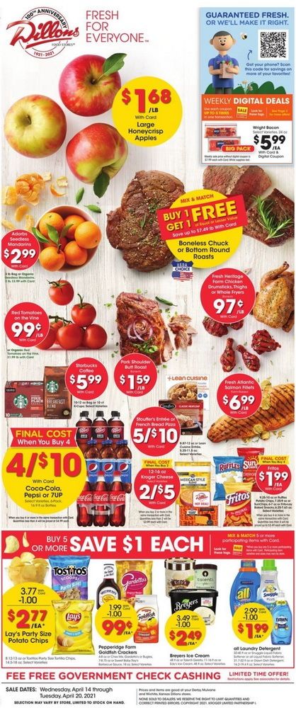 Dillons Weekly Ad Apr 14 – Apr 20, 2021