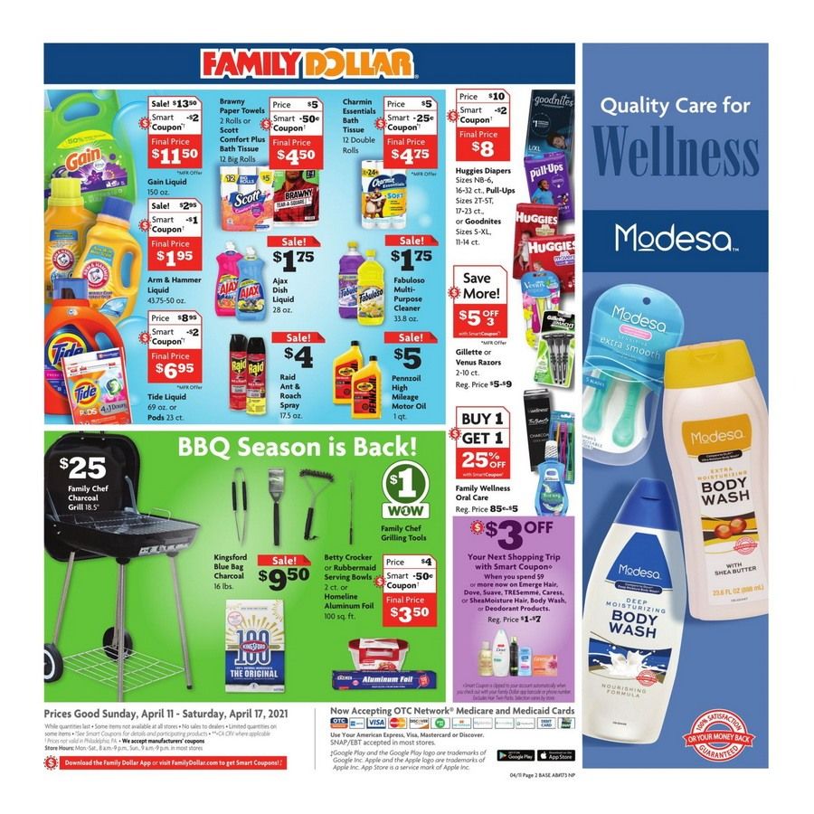 Family Dollar Weekly Ad Apr 11 – Apr 17, 2021
