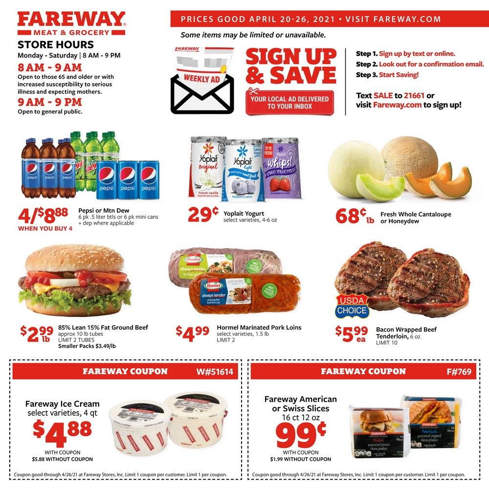 Fareway Weekly Ad Apr 20 – Apr 26, 2021