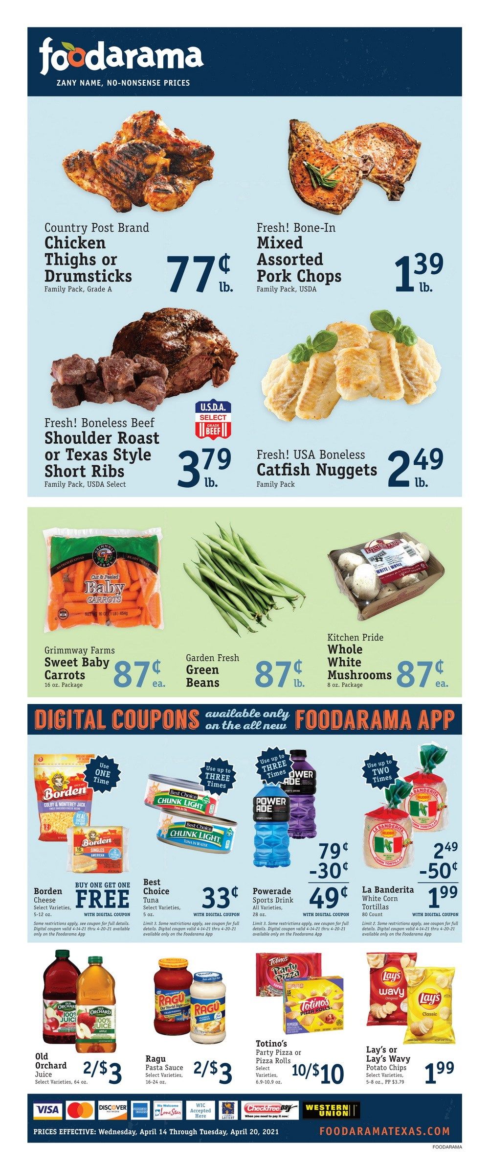 Foodarama Weekly Ad Apr 14 – Apr 20, 2021