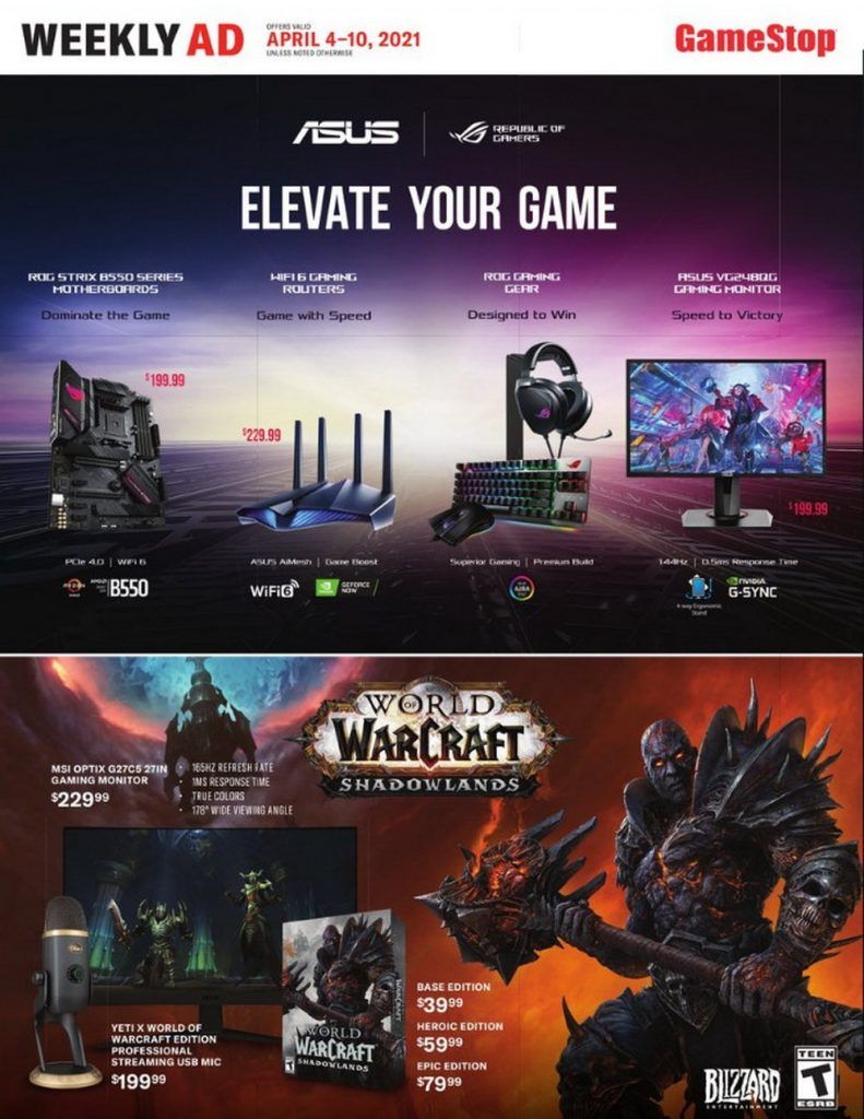 GameStop Weekly PC Ad Apr 04 – Apr 10, 2021
