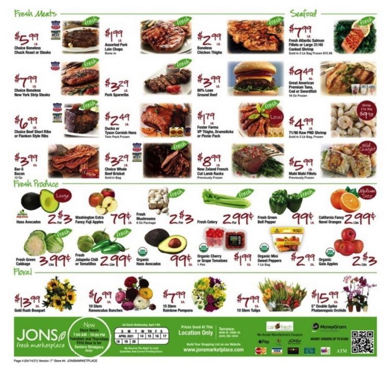 Jons Weekly Ad Apr 14 – Apr 20, 2021