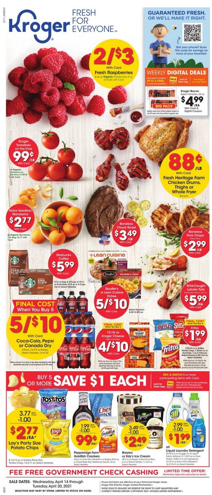 Kroger Weekly Ad Apr 14 – Apr 20, 2021