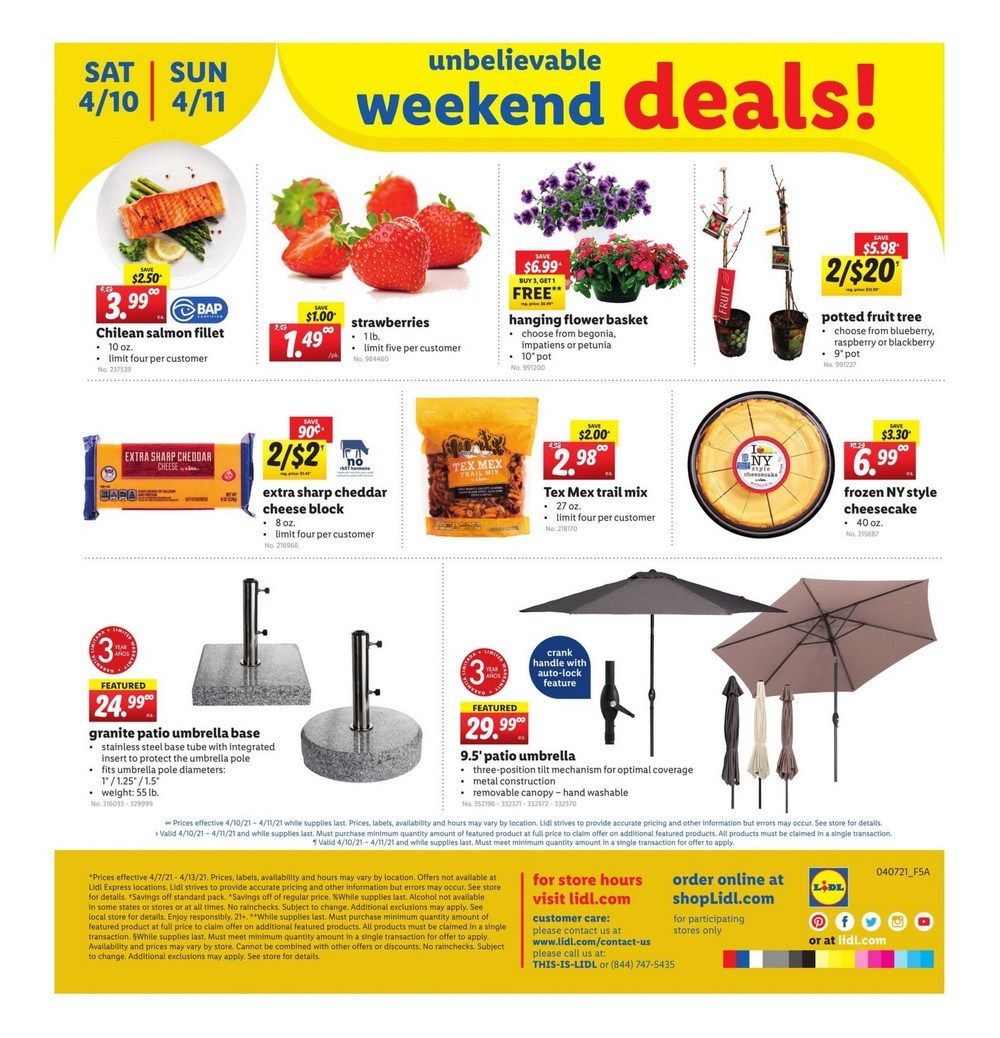 Lidl Weekly Ad Apr 07 – Apr 13, 2021
