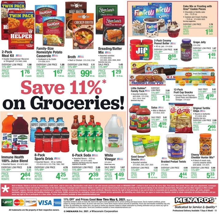 Menards Weekly Ad Apr 29 – May 08, 2021