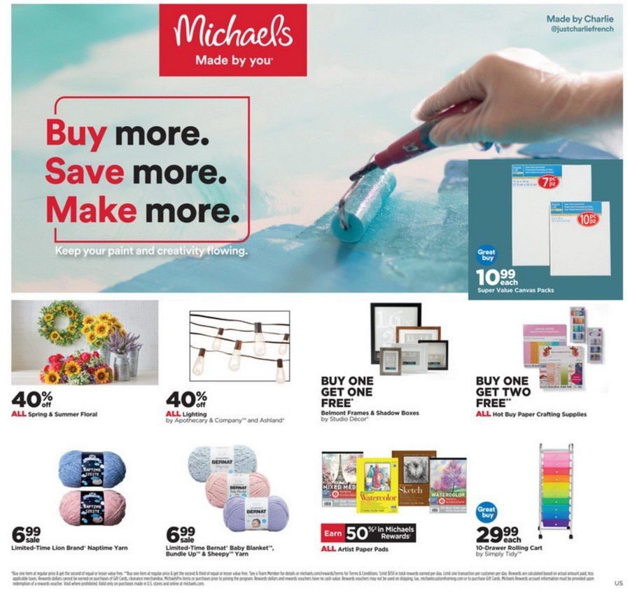 Michaels Weekly Ad Apr 18 – Apr 24, 2021