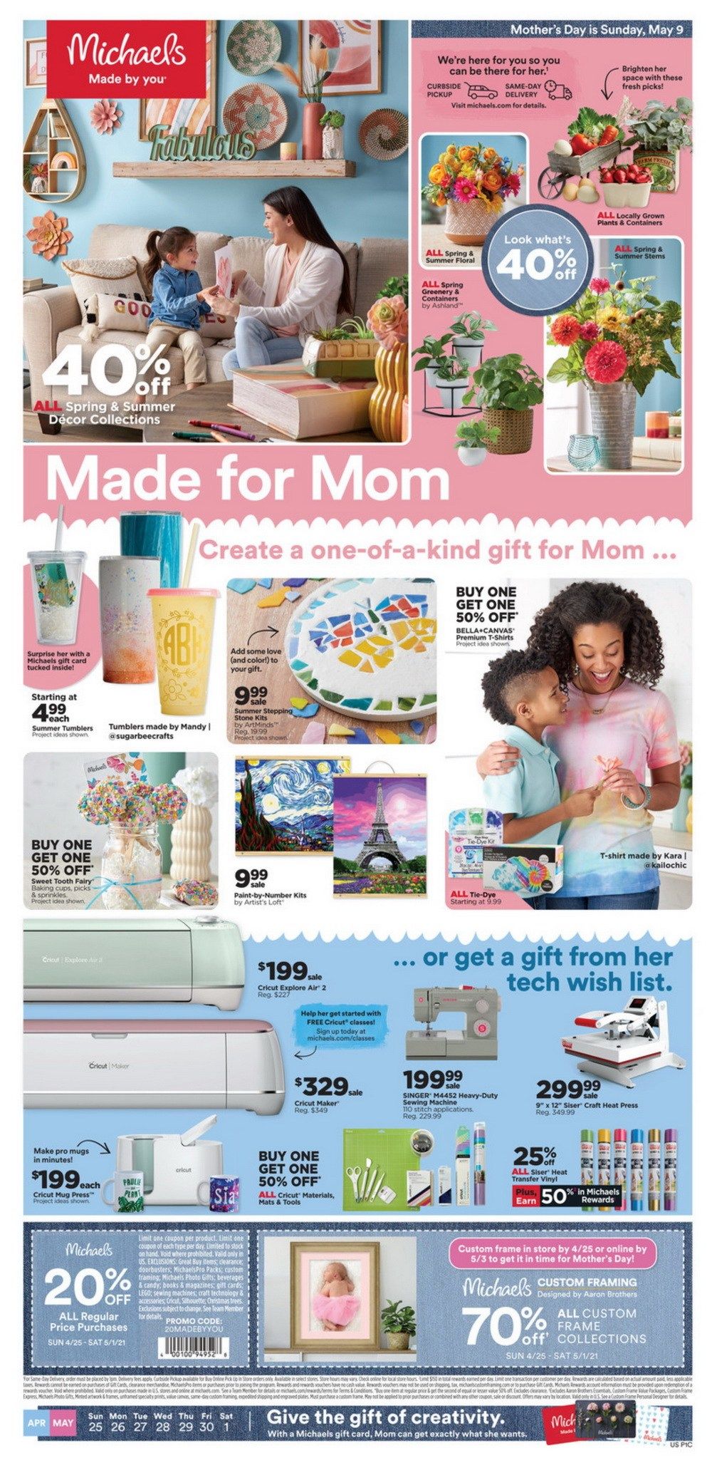 Michaels Weekly Ad Apr 25 – May 01, 2021