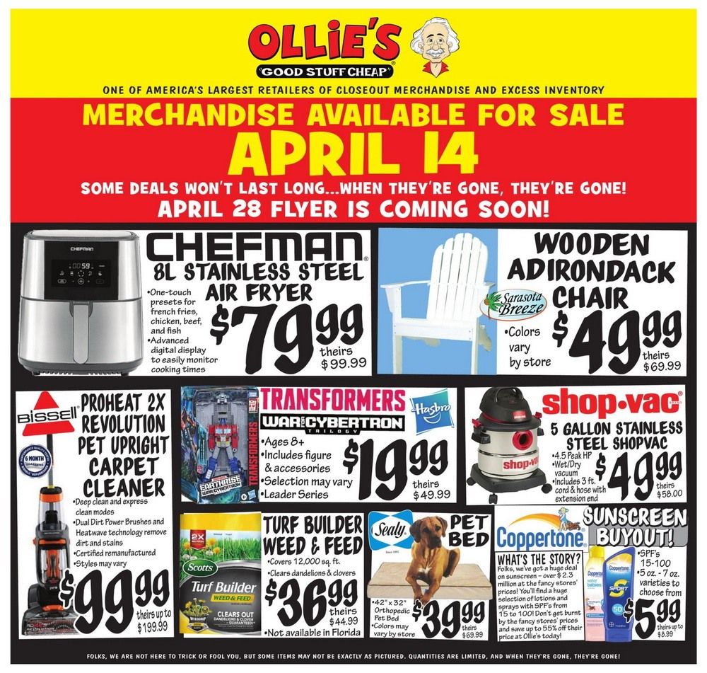 Ollie's Weekly Ad Apr 14 – Apr 21, 2021