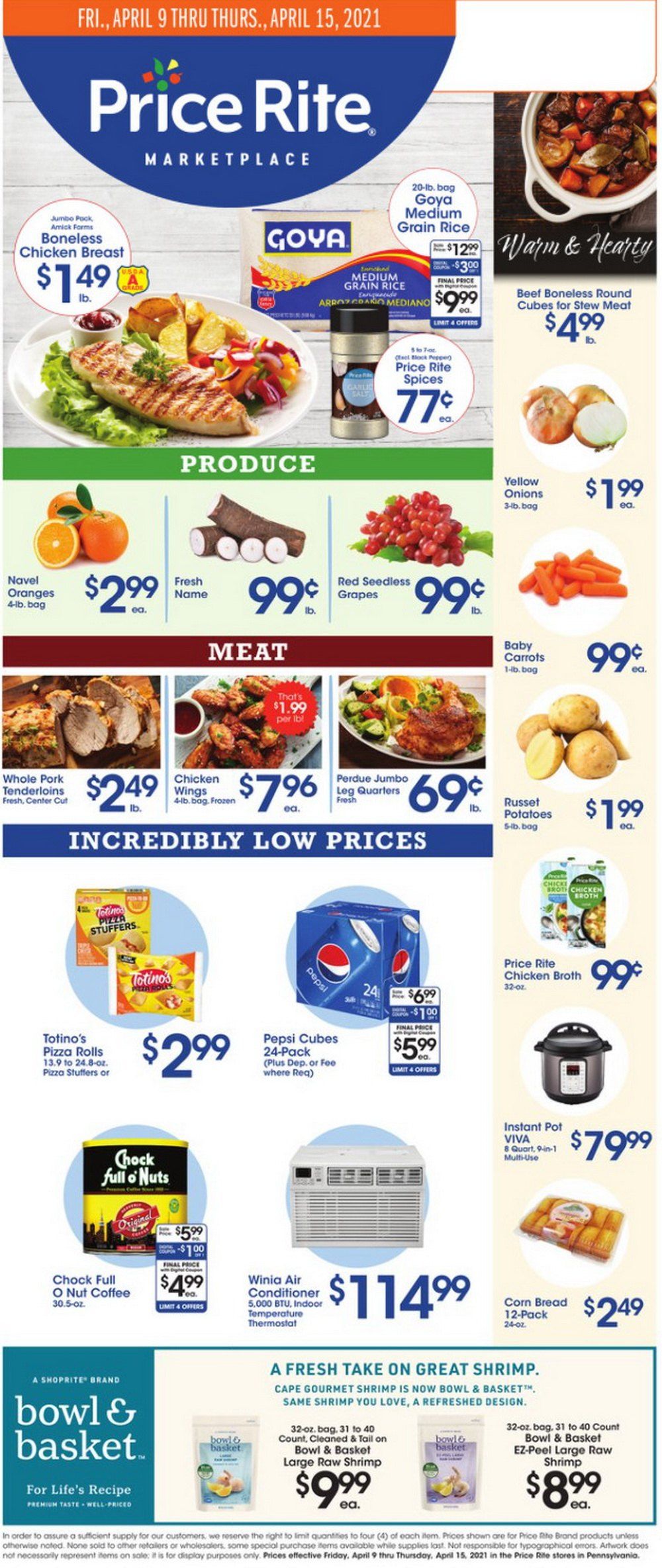 Price Rite Weekly Ad Apr 09 – Apr 15, 2021