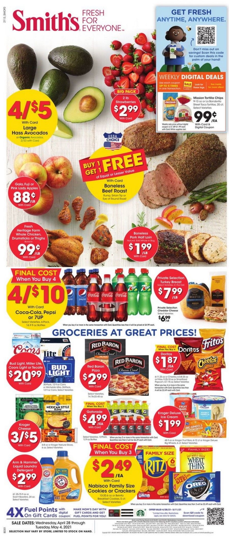 Smith's Food and Drug Weekly Ad Apr 28 – May 04, 2021