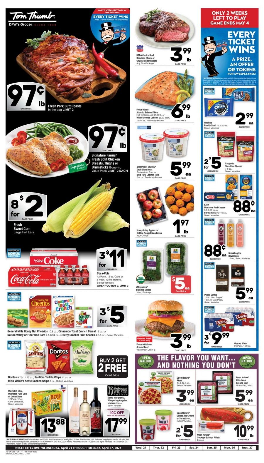 Tom Thumb Weekly Ad Apr 21 – Apr 27, 2021