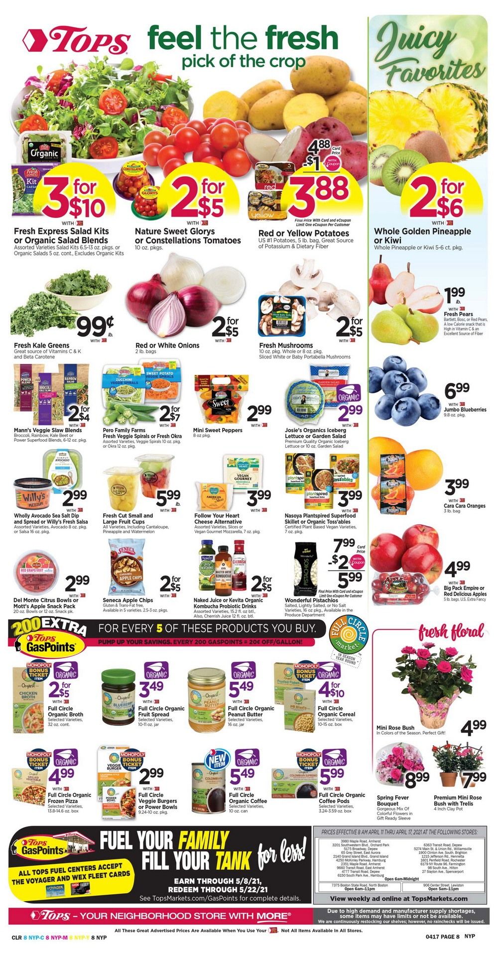 Tops Weekly Ad Apr 11 – Apr 17, 2021