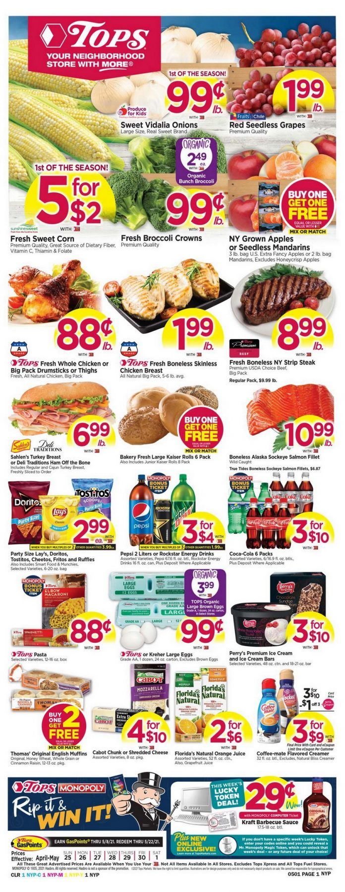 Tops Weekly Ad Apr 25 – May 01, 2021