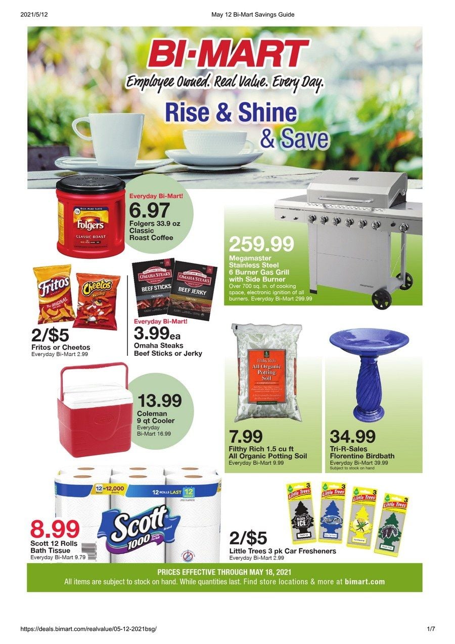 Bi-Mart Weekly Ad May 12 – May 18, 2021
