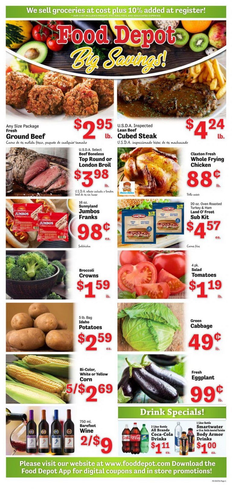 Food Depot Weekly Ad May 17 – May 23, 2021