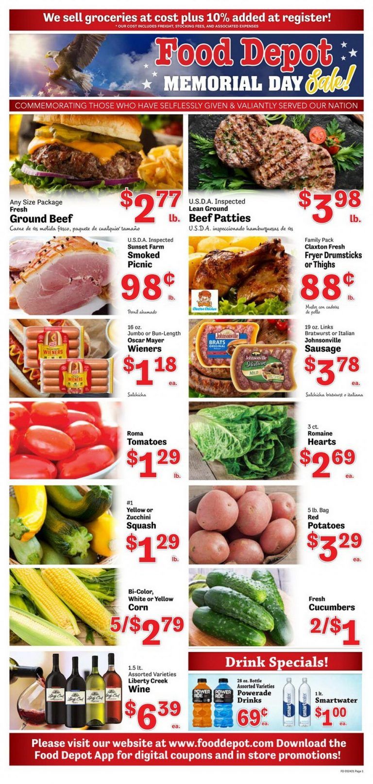 Food Depot Weekly Ad May 24 – May 30, 2021
