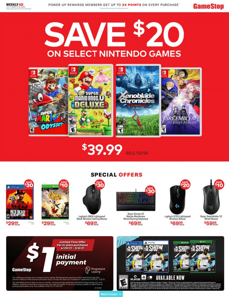 GameStop Weekly Ad May 02 – May 08, 2021