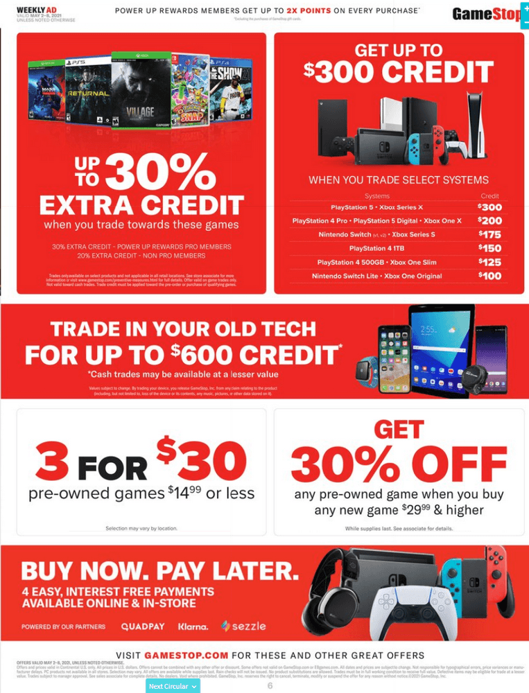 GameStop Weekly Ad May 02 – May 08, 2021