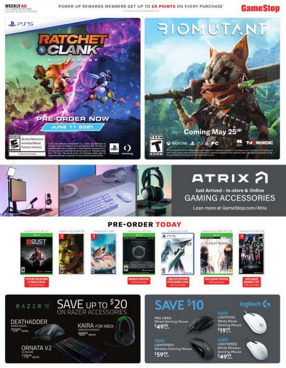 GameStop Weekly Ad May 16 – May 22, 2021
