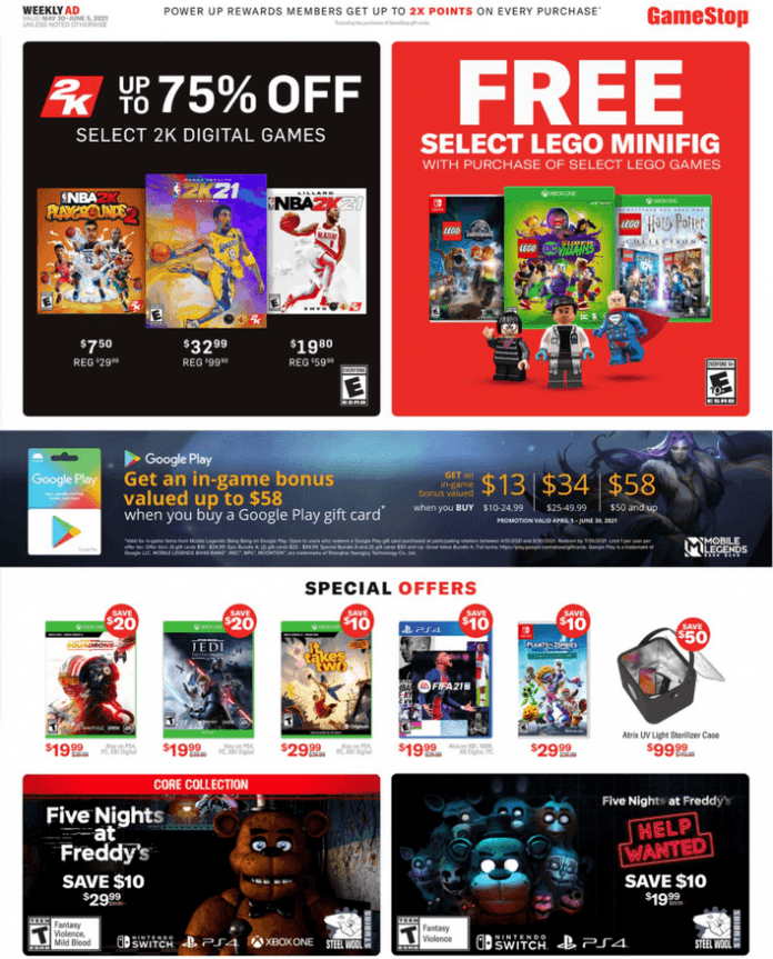 GameStop Weekly Ad May 30 – Jun 05, 2021
