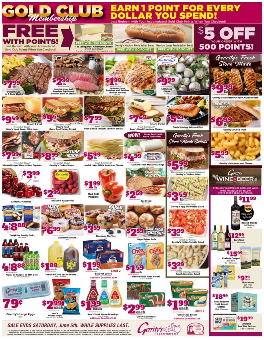 Gerrity's Supermarkets Weekly Ad May 30 – Jun 05, 2021