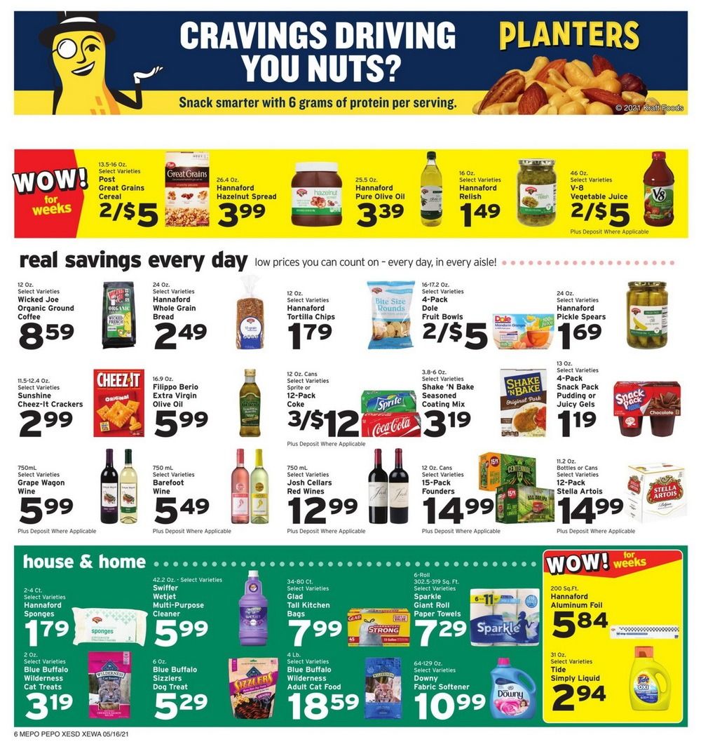 Hannaford Weekly Ad May 16 – May 22, 2021