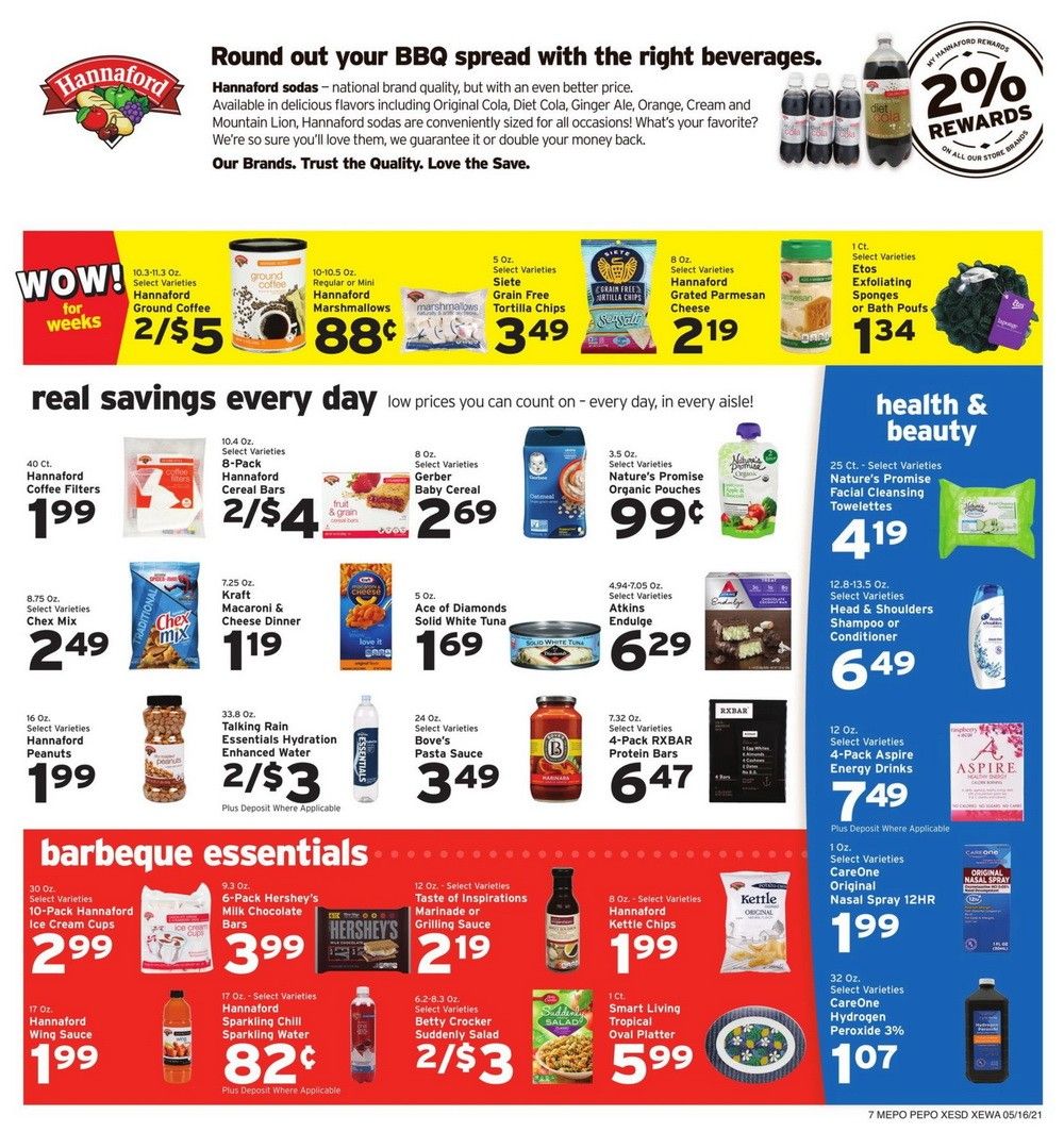 Hannaford Weekly Ad May 16 – May 22, 2021