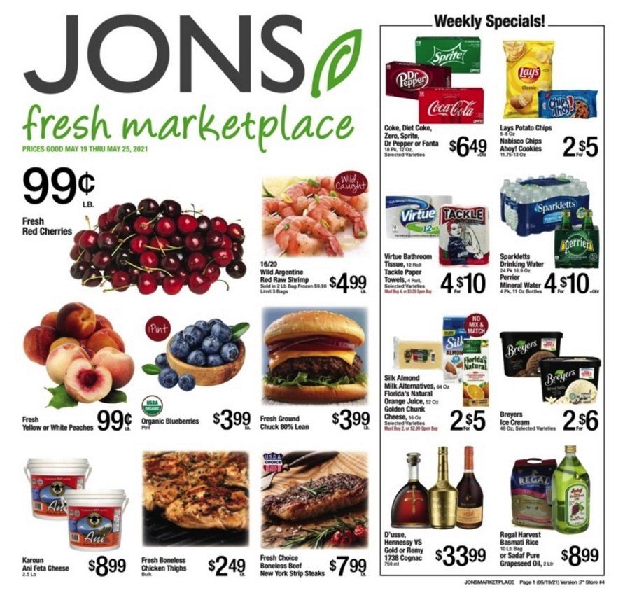 Jons Weekly Ad May 19 – May 25, 2021