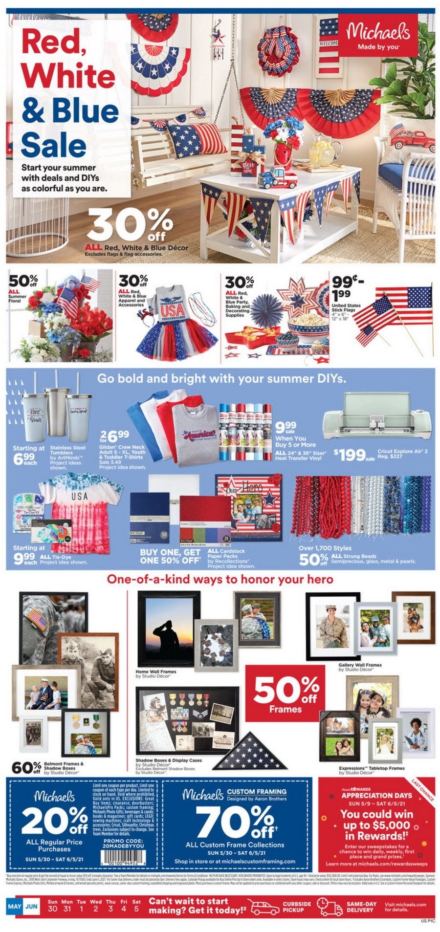 Michaels Weekly Ad May 30 – Jun 05, 2021