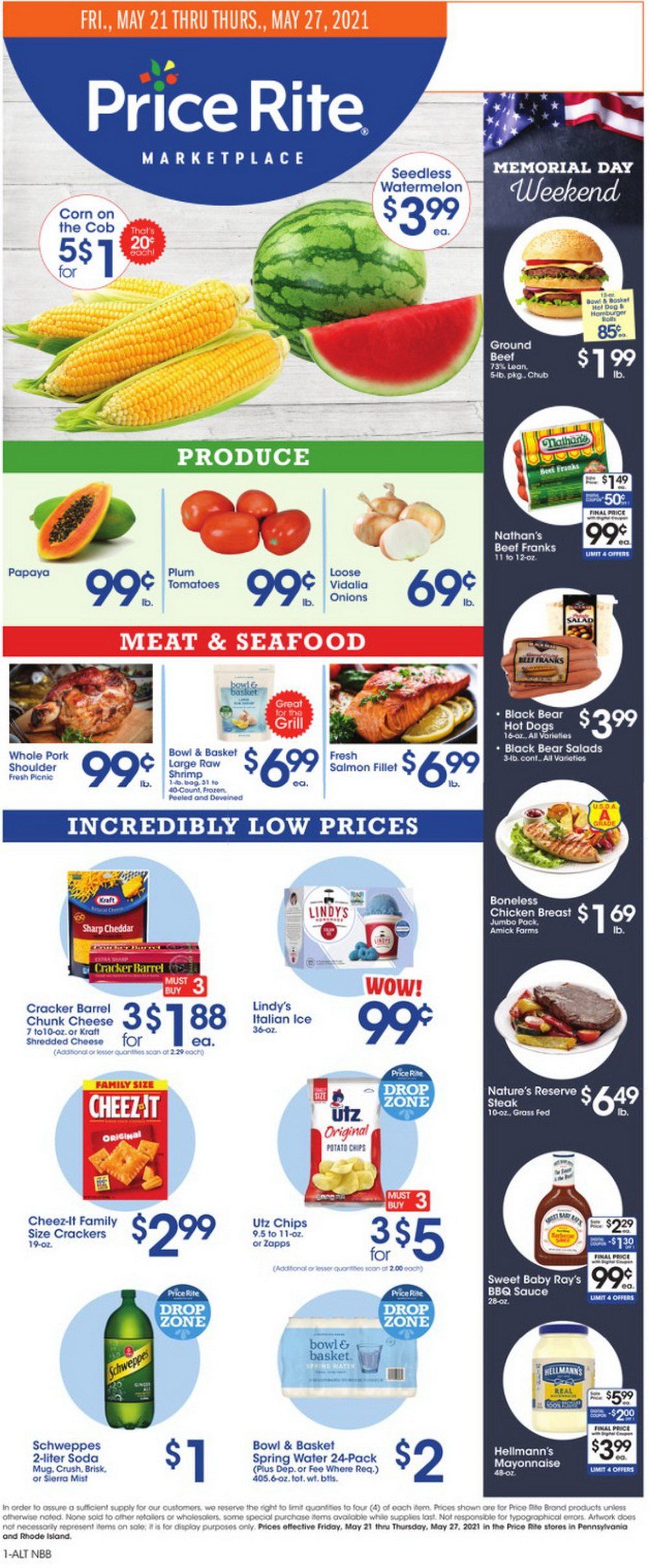 Price Rite Weekly Ad May 21 – May 27, 2021