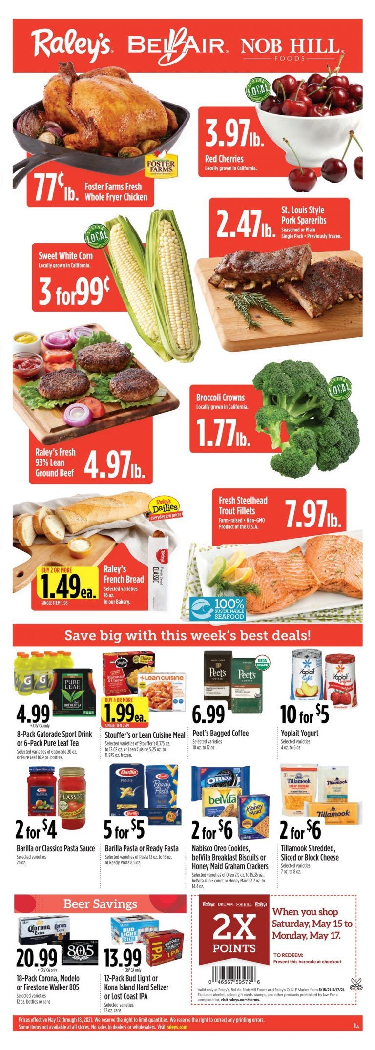 Raley's Supermarkets Weekly Ad May 12 – May 18, 2021
