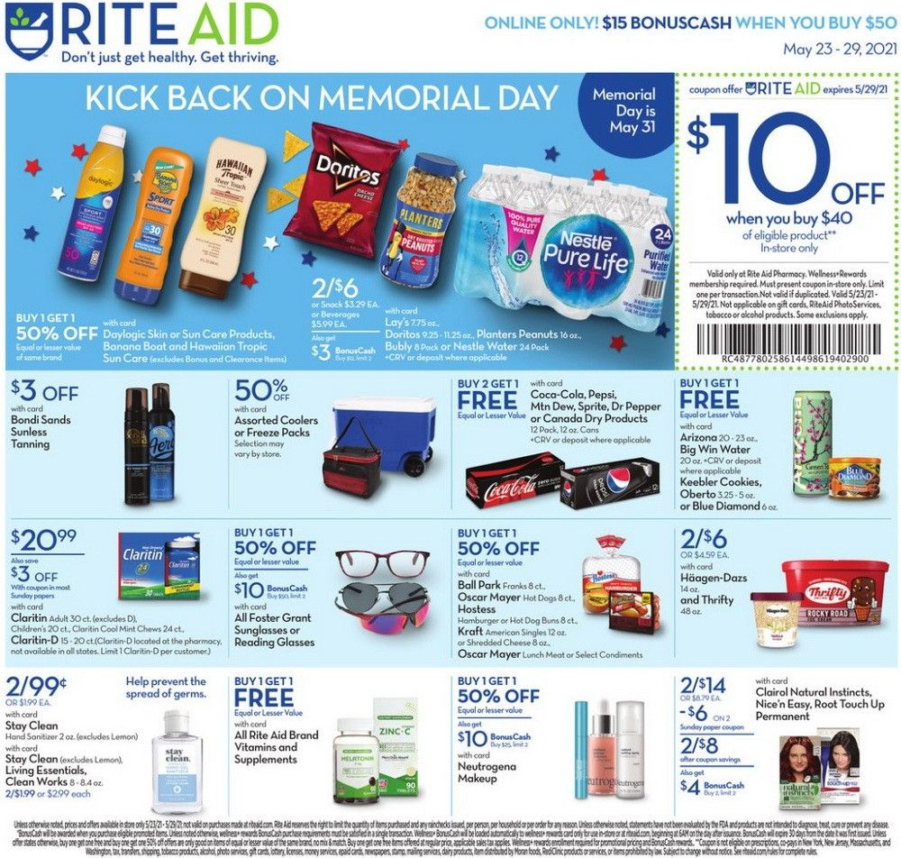 Rite Aid Weekly Ad May 23 – May 29, 2021