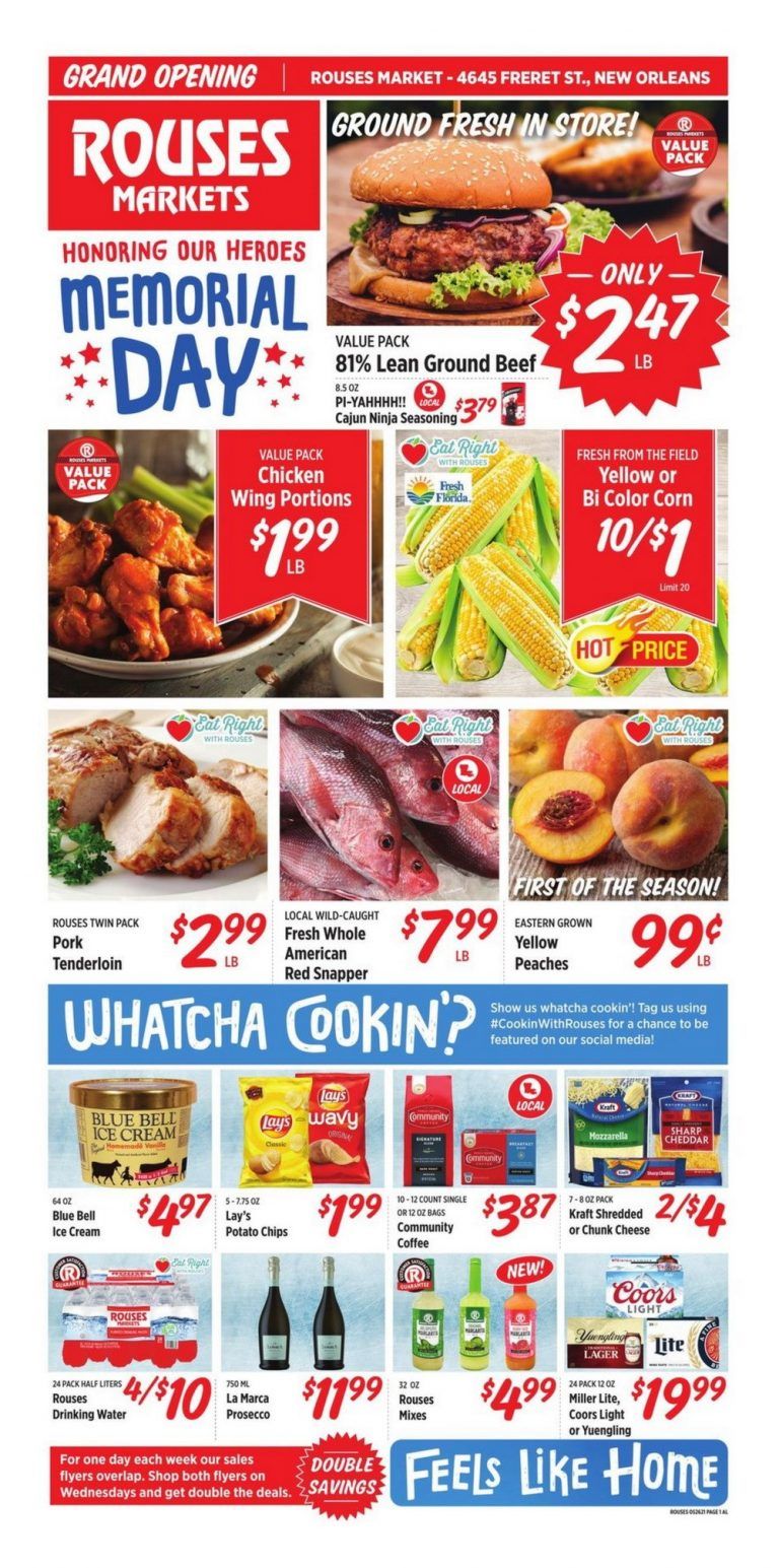 Rouses Weekly Ad May 26 – June 02, 2021