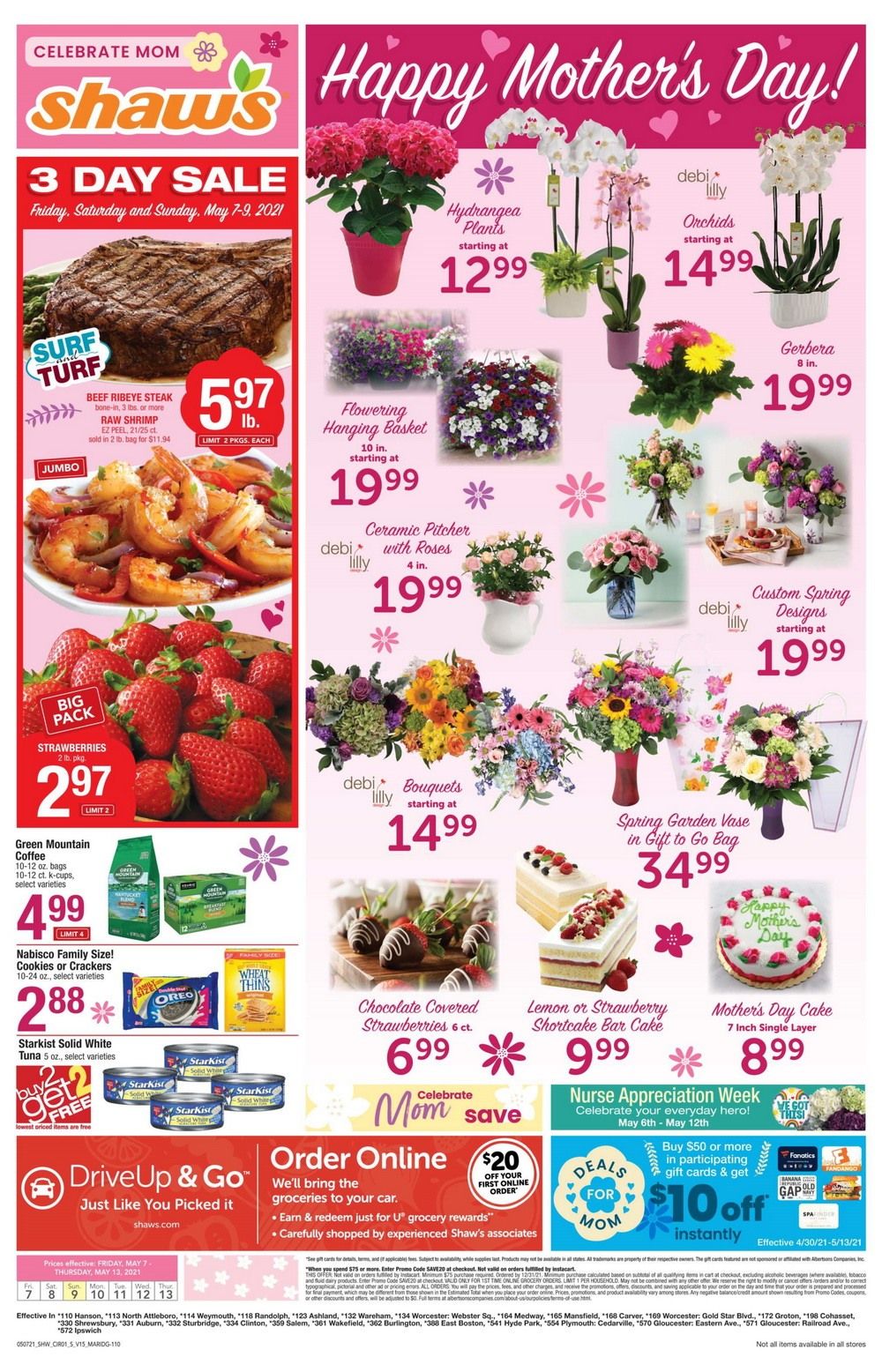 Shaw's Weekly Ad May 07 – May 13, 2021