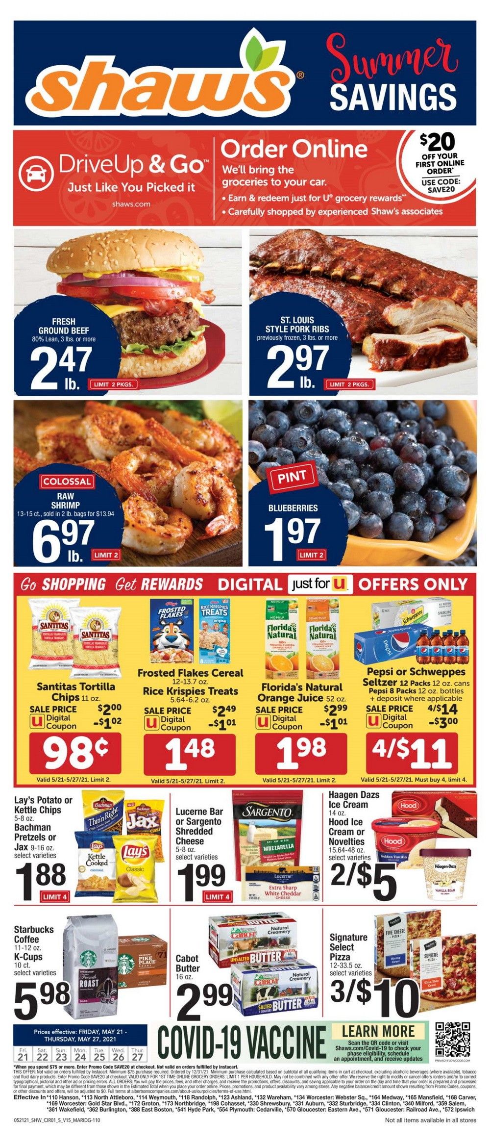 Shaw's Weekly Ad May 21 – May 27, 2021