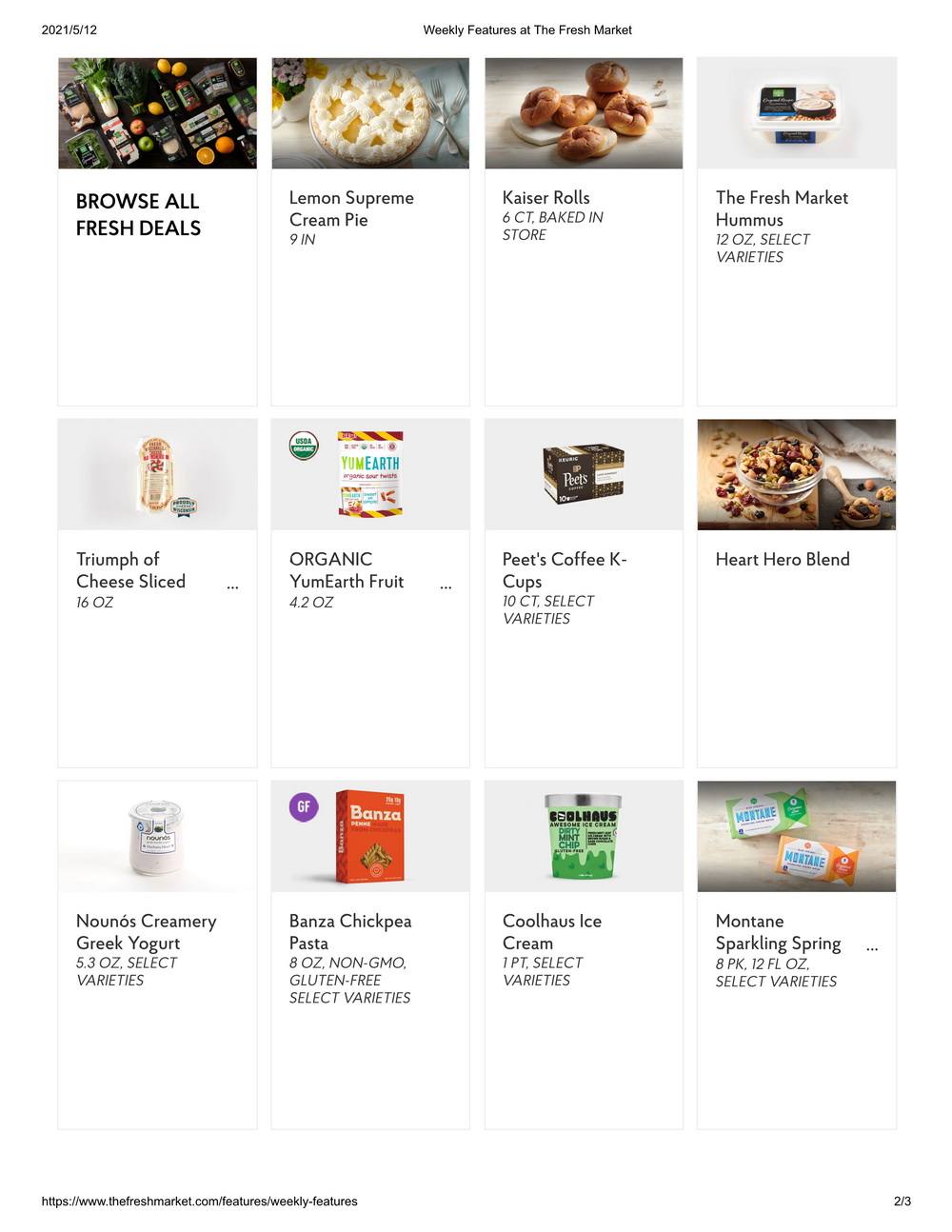 The Fresh Market Weekly Ad May 12 – May 18, 2021