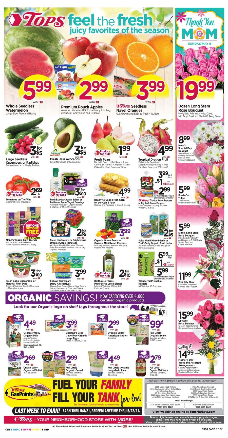 Tops Weekly Ad May 02 – May 08, 2021