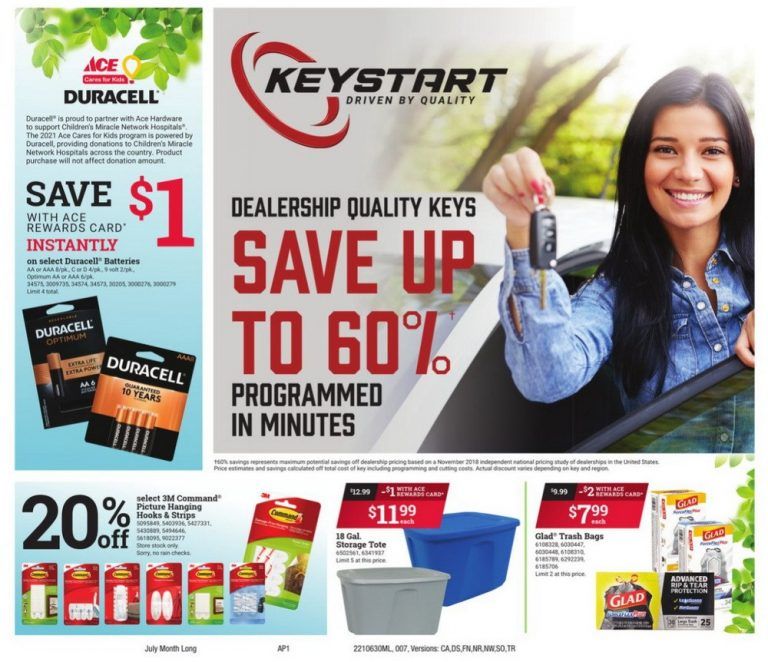 ACE Hardware Monthly Ad June 30 – July 31, 2021