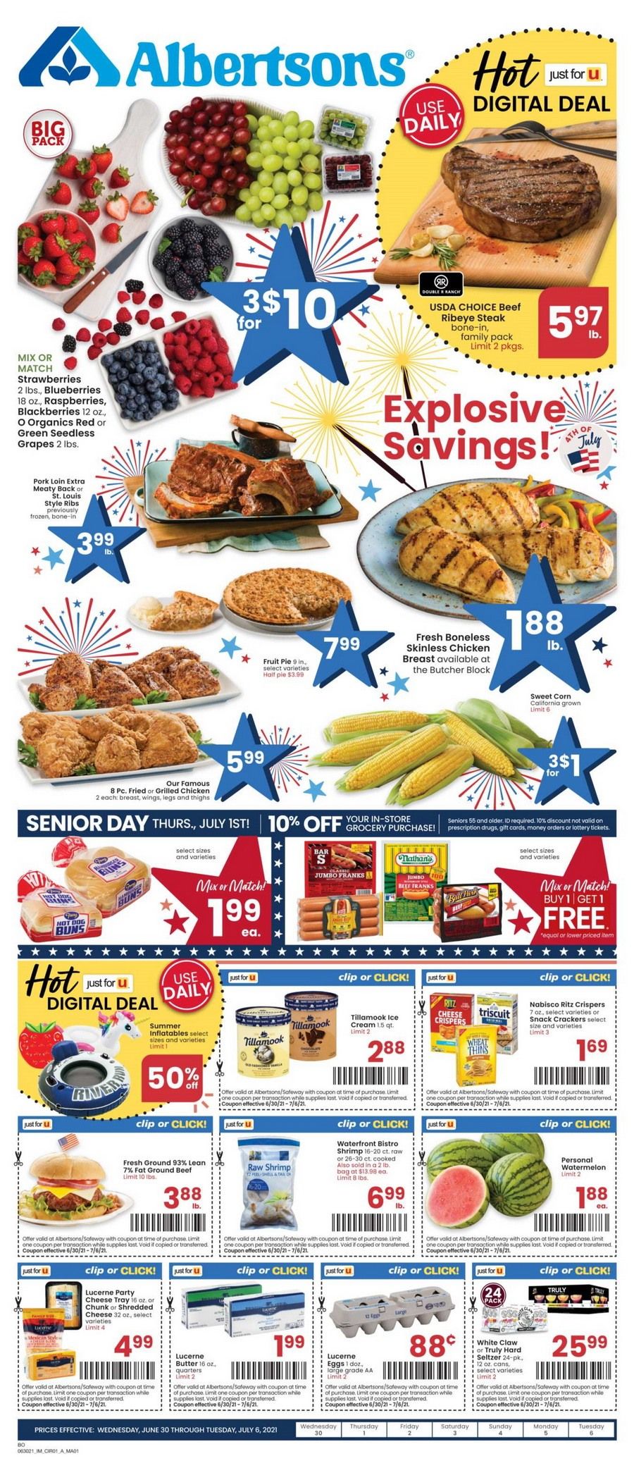 Albertsons Weekly Ad Jun 30 – Jul 06, 2021