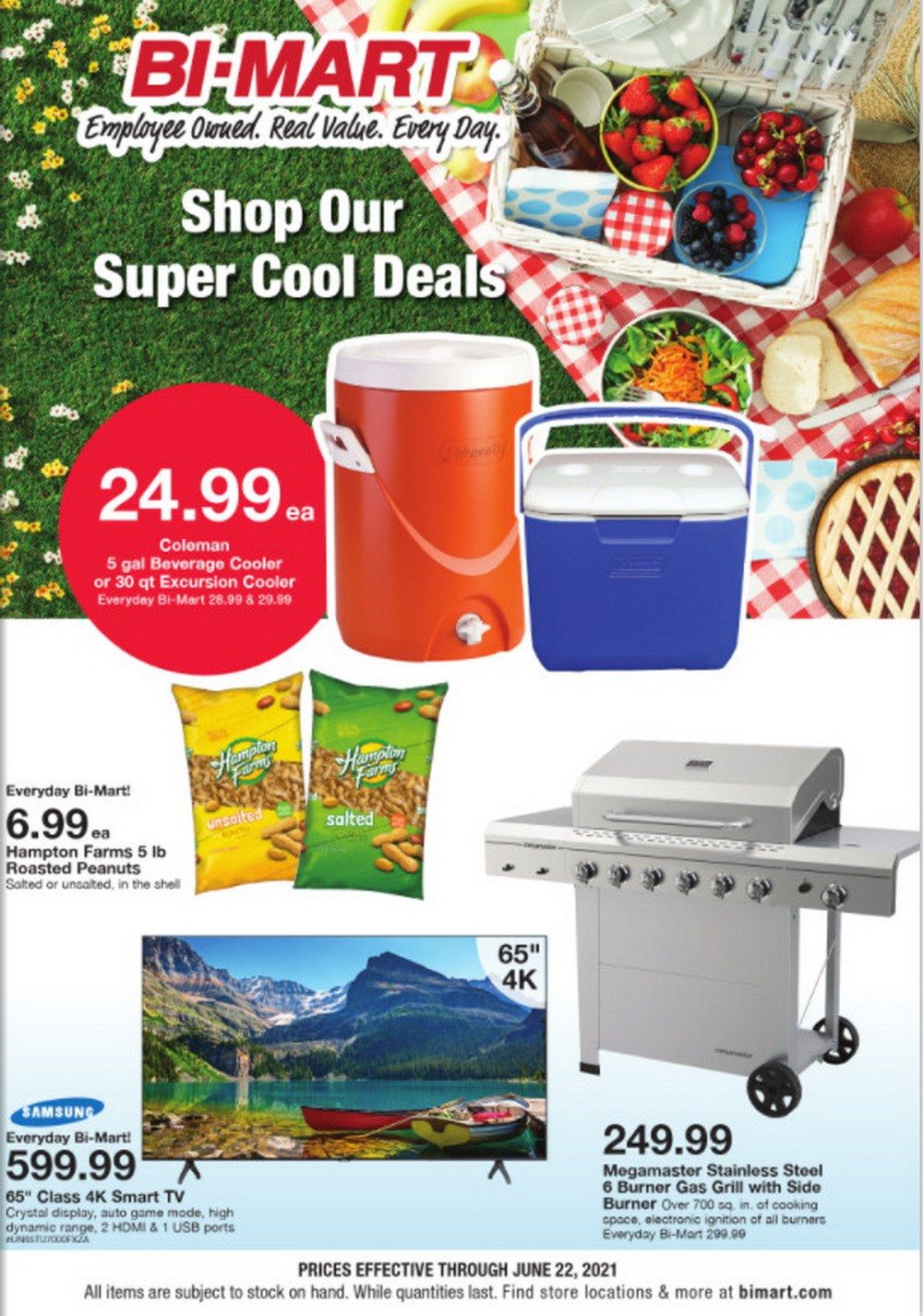 Bi-Mart Weekly Ad June 16 – June 22, 2021