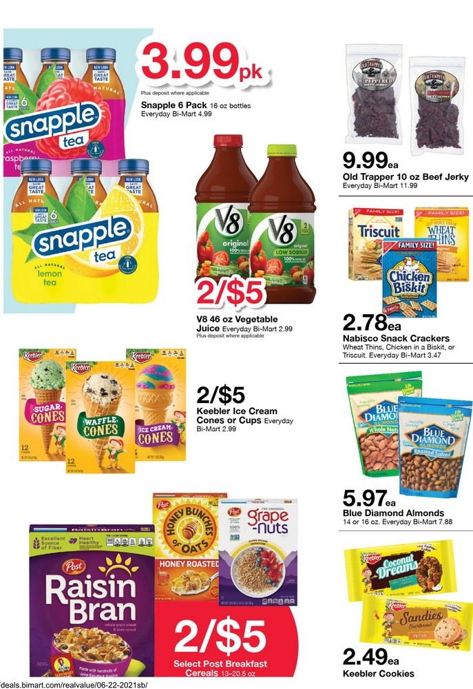 Bi-Mart Weekly Ad Jun 23 – Jul 06, 2021