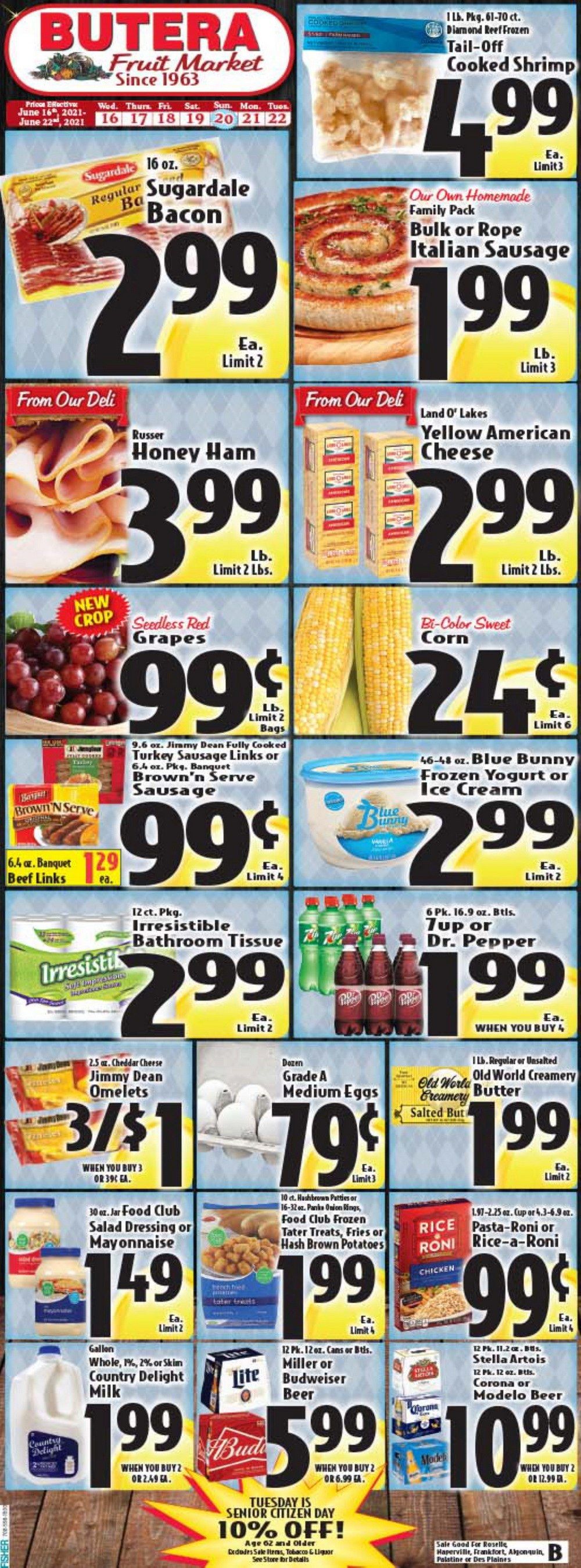 Butera Weekly Ad Jun 16 – Jun 22, 2021