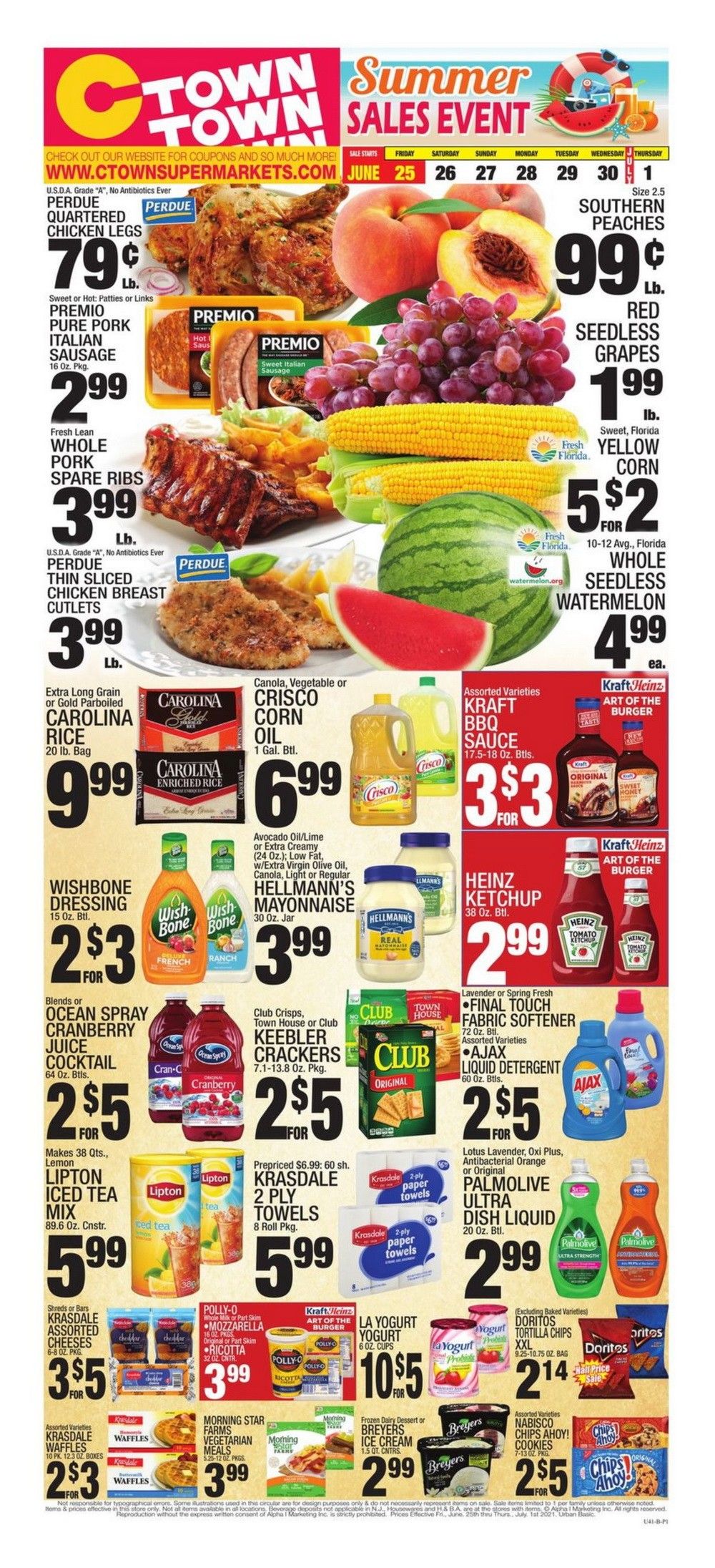 C-Town Weekly Ad June 25 – July 01, 2021
