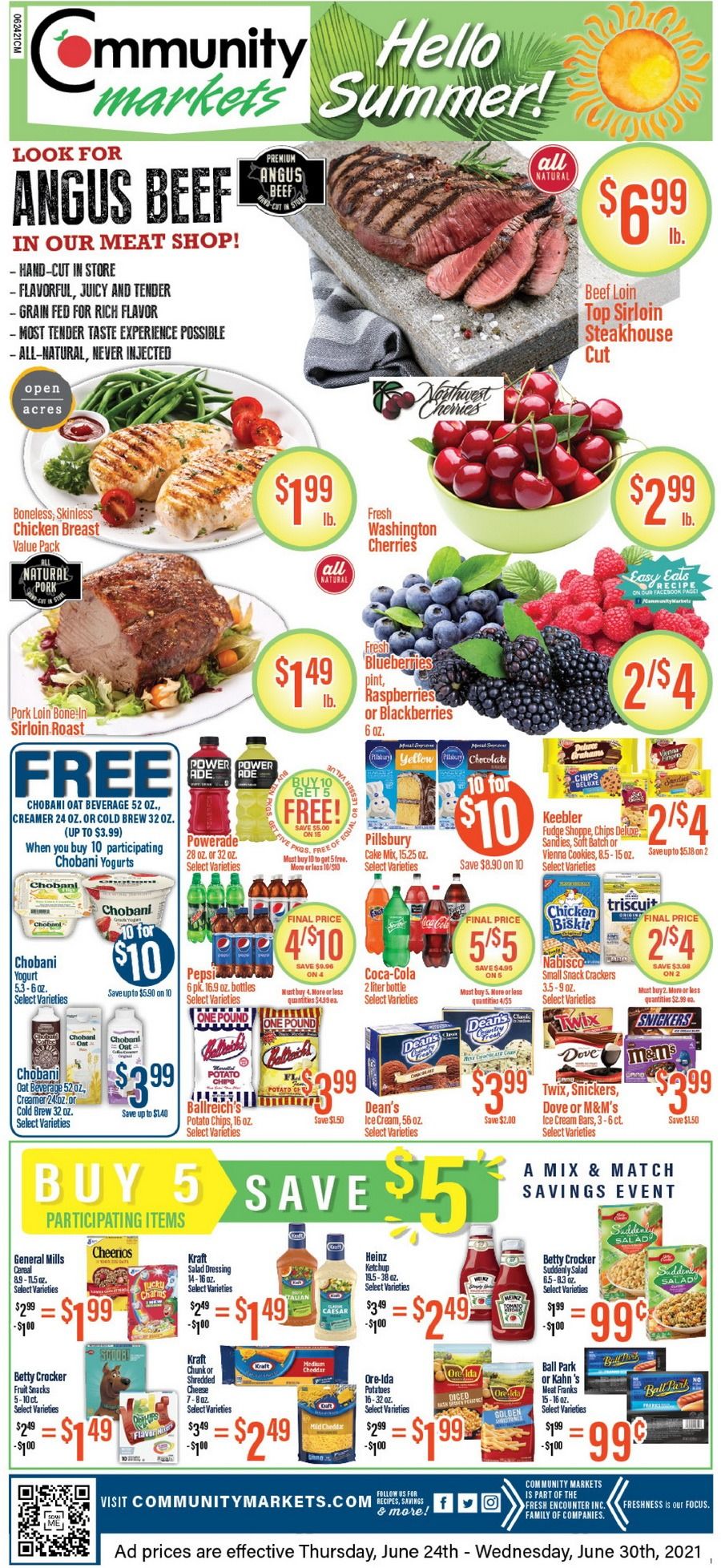 Community Markets Weekly Ad June 24 – June 30, 2021