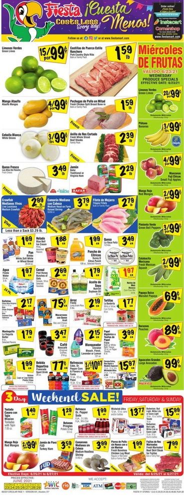 Fiesta Mart Weekly Ad Jun 23 – Jun 29, 2021