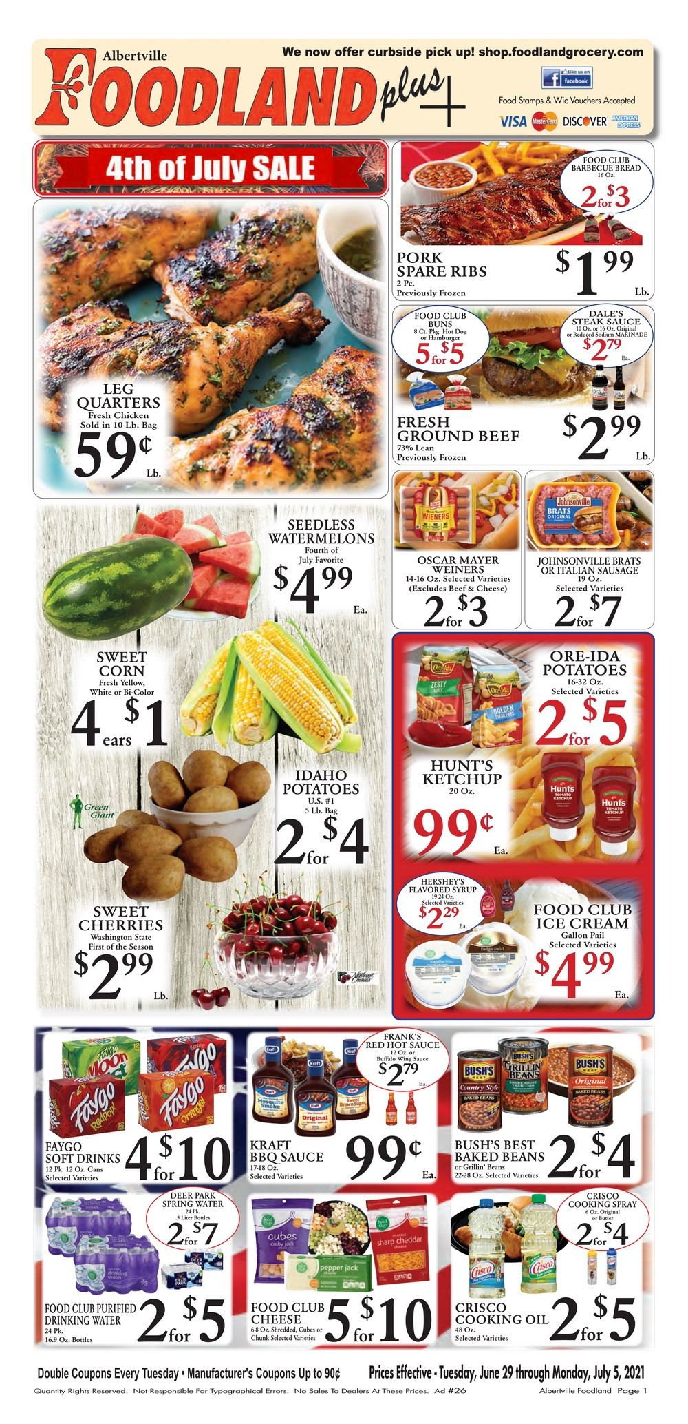 Foodland(US) Weekly Ad June 29 – July 05, 2021