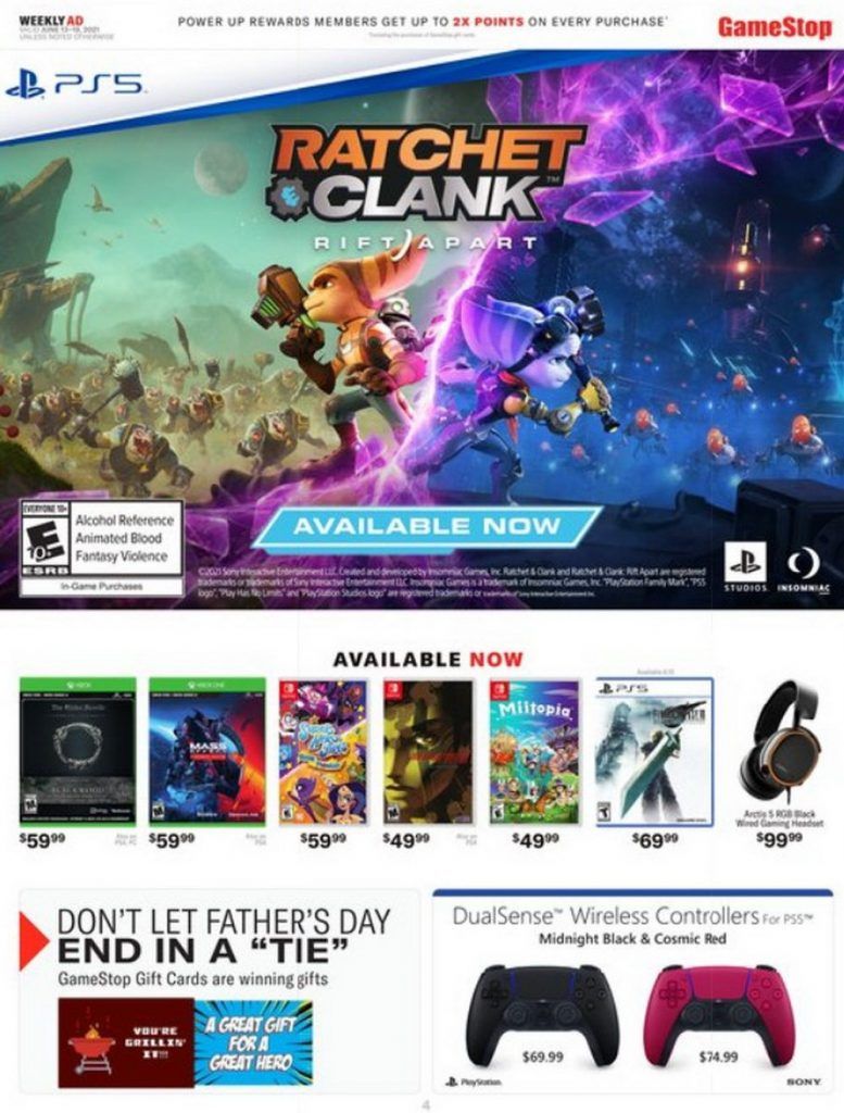 GameStop Weekly Ad June 13 – June 19, 2021